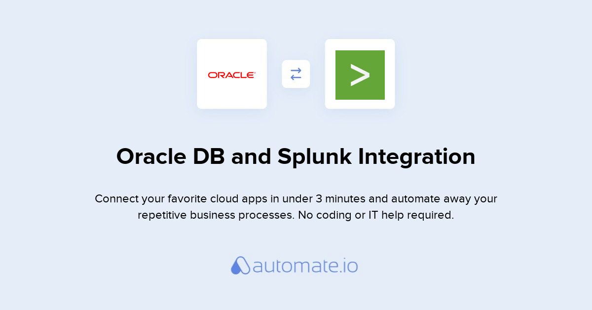 How To Connect Oracle Db And Splunk Integration